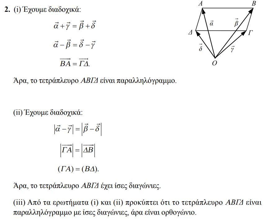 Λύσεις -1.1 Η Έννοια του Διανύσματος - 1.2 Πρόσθεση και Αφαίρεση ...