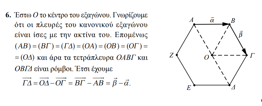 Λύσεις -1.1 Η Έννοια του Διανύσματος - 1.2 Πρόσθεση και Αφαίρεση ...